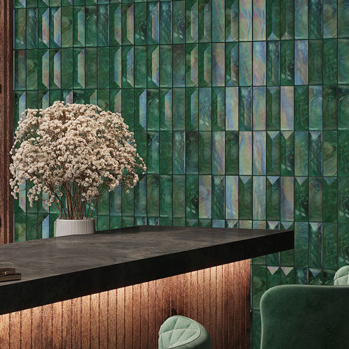 Prism Cast Glass | Dimensional Glass Mosaic TIles