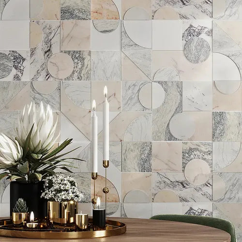 Colored Marble Tiles in Pink, Blue & Green Natural Stone | Tile Club
