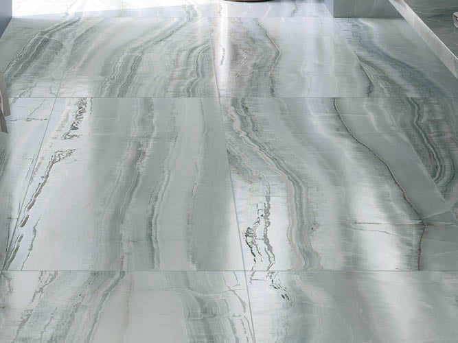 Emporio Crystal Porcelain Tiles | Veined and Crosscut