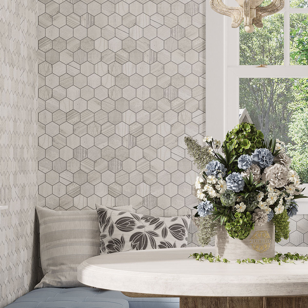 Gems Rustic Wood Look Tile | Hexagon, Planks, More