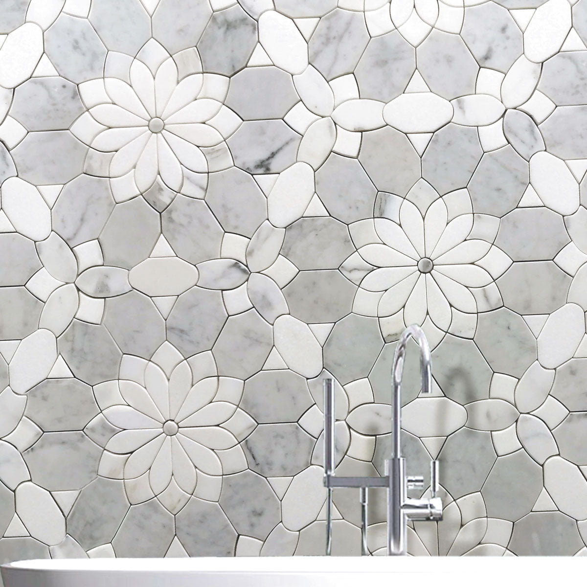 Flower Tiles | Decorative Floral Tile Patterns | Tile Club