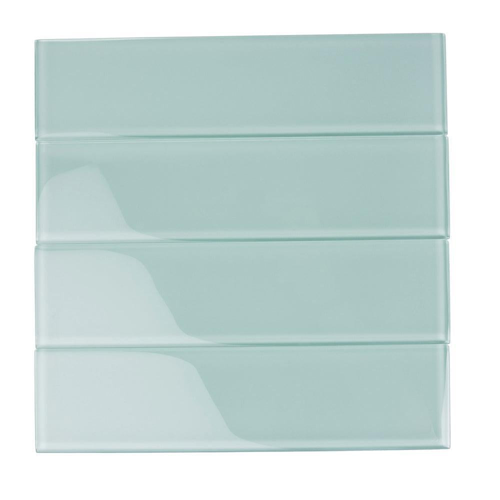 Glacier Breeze 3X12 Polished Glass Tile | Tile Club