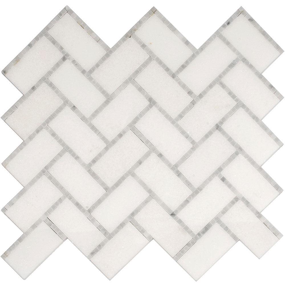 Lexington White Marble Mosaic Tile | Online Tile Store with Free ...