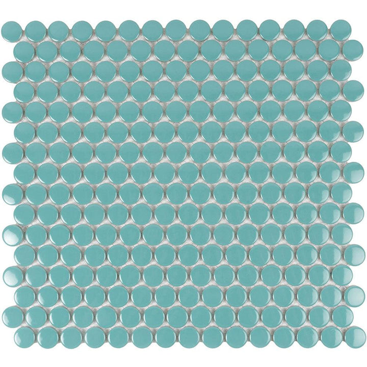 Porcelain Penny Round Tile - Buttons | Tile Club