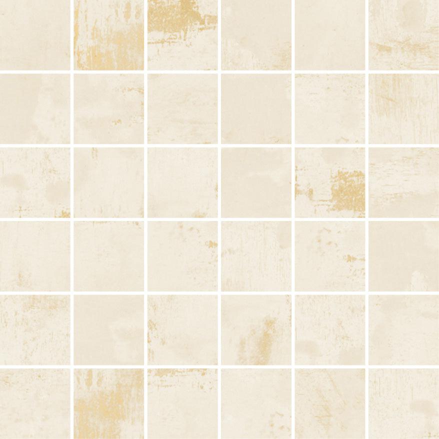 Gilded Age Ivory Porcelain Mosaic | Tile Club