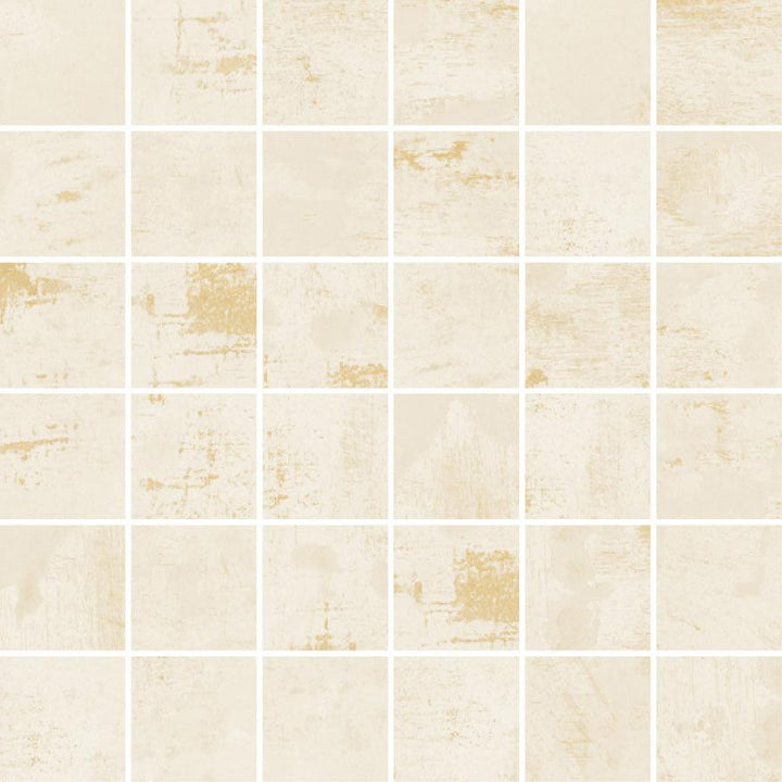 Gilded Age Ivory Porcelain Mosaic | Tile Club