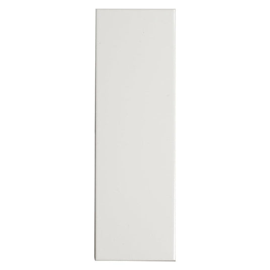 Polished White Ceramic Subway Wall Tile 4x12