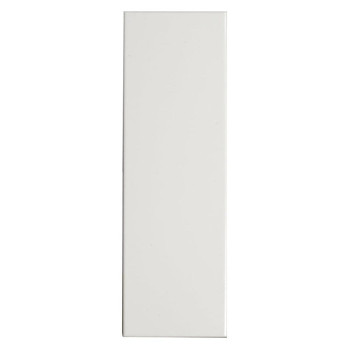 Polished White Ceramic Subway Wall Tile 4x12 | Minimal Kitchen, Wall Tiles