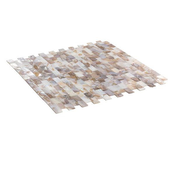 Seashell Dreams Brick Mosaic Tile