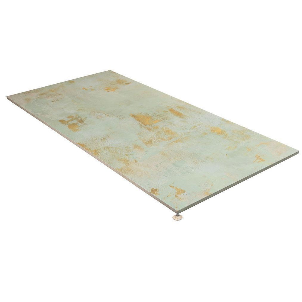 Gilded Age Green Porcelain Tile 20x40