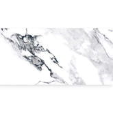 Rectangle Crash Blanco 12x24 Matte Calacatta Porcelain Tile | Happy Floors