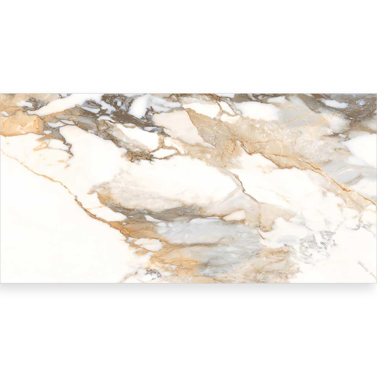 Rectangle Crash Beige 24x48 Matte Calacatta Porcelain Tile | Happy ...