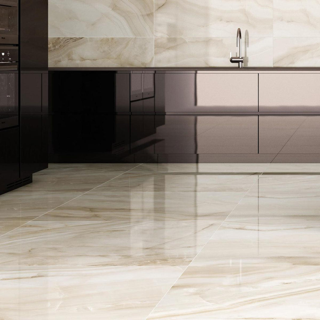 Gemstone + Geode Inspired Tile | Agate, Crystal, Semi-Precious Stones
