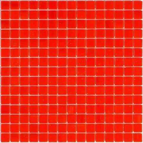 Blood Orange Squares Glass Pool Tile Sample Swatch | Free Shipping on ...