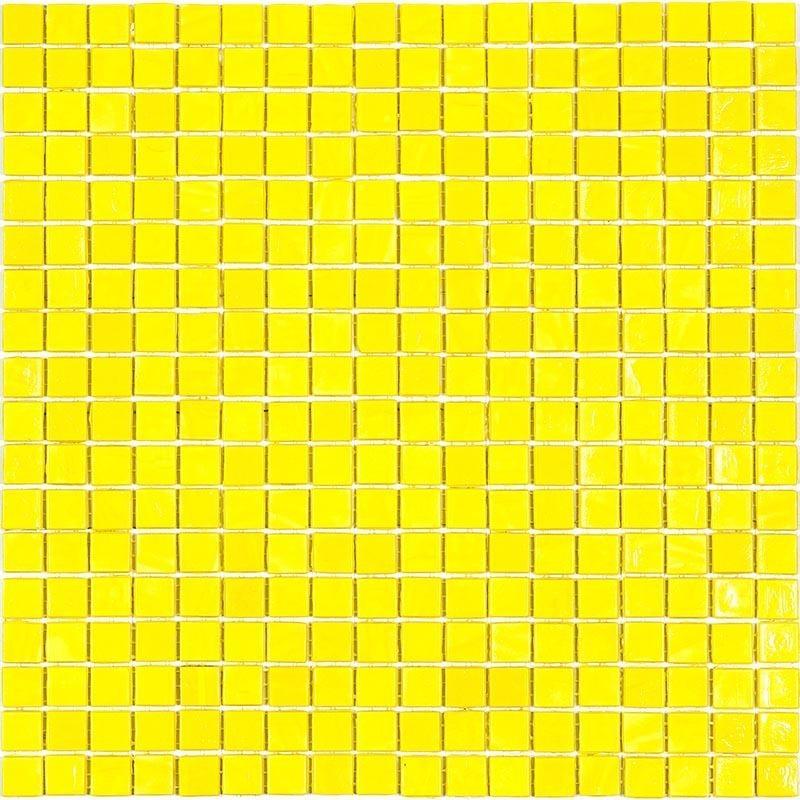 Bright Yellow Squares Glass Pool Tile Sample Swatch | Free Shipping on ...