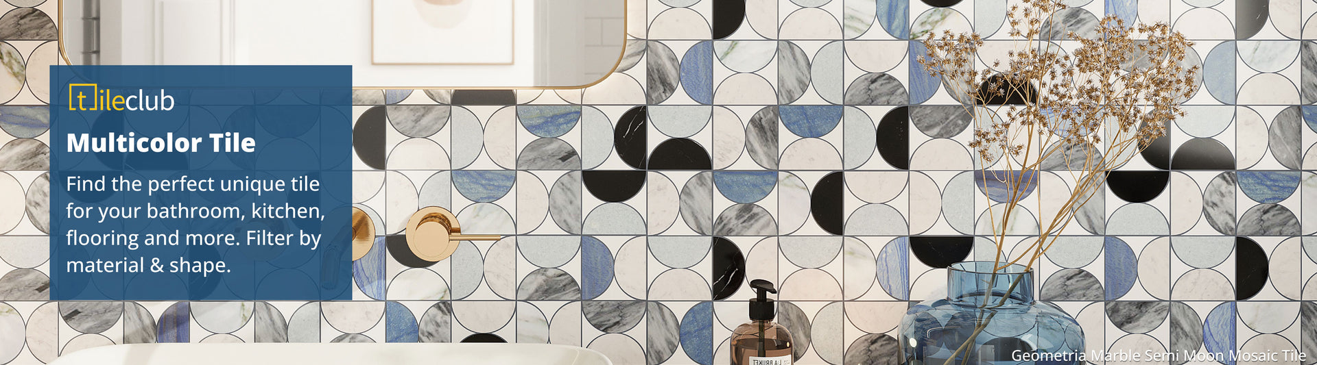Multicolor Tile for Backsplashes, Bathrooms, Showers & More | Tile Club