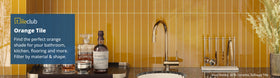 Orange Tile for Backsplashes, Bathrooms, Pools & More | Tile Club