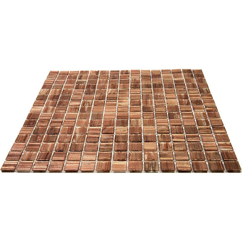 Copper Shimmer Mixed Squares Glass Pool Tile | Online Tile Store with ...