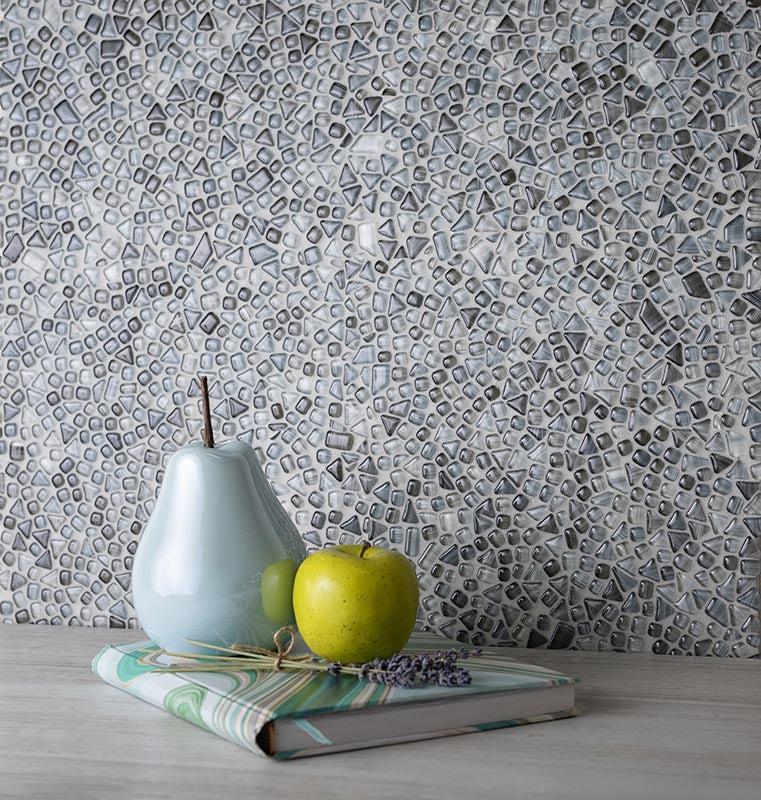 Diamond Grey Glass Pebble Mosaic Tile | Online Tile Store with Free ...
