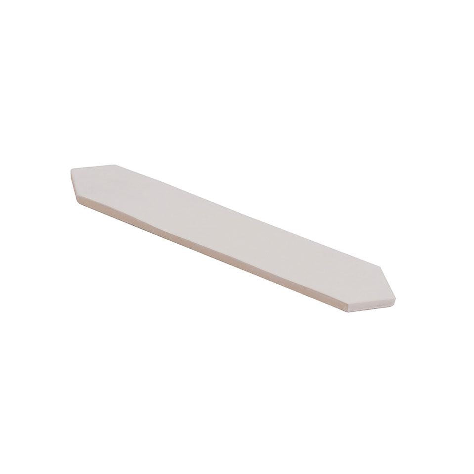 Picchetto White Matte Ceramic Picket Tile | Tile Club
