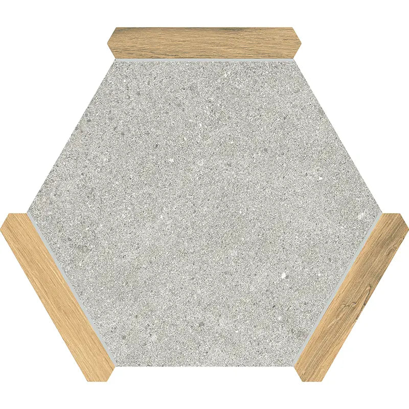 Montura Concrete Porcelain Hexagon Tile Sample swatch ships free!