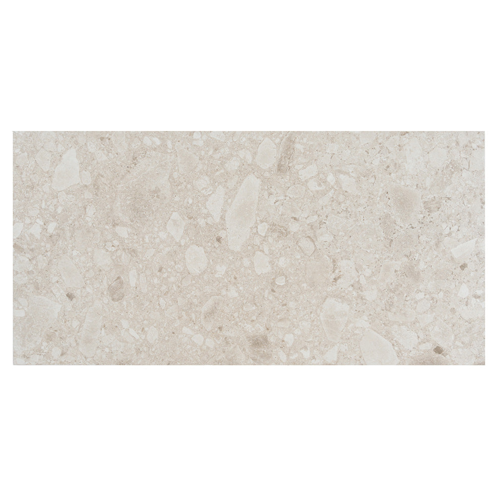 Flodsten Artic 12x24 Matte Porcelain Tile Sample | Tile Club