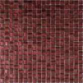 Foiled Burgundy Squares Glass Tile Sample Swatch | Free Shipping on ...