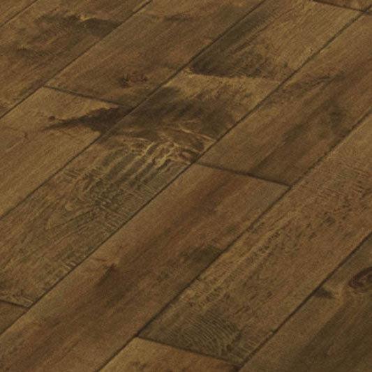 Hand Scraped Light Brown Maple Solid Wood | Natural Wood Flooring