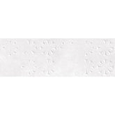 Grazioso Concrete Flower Ceramic Tile 12x36 | Tile Club