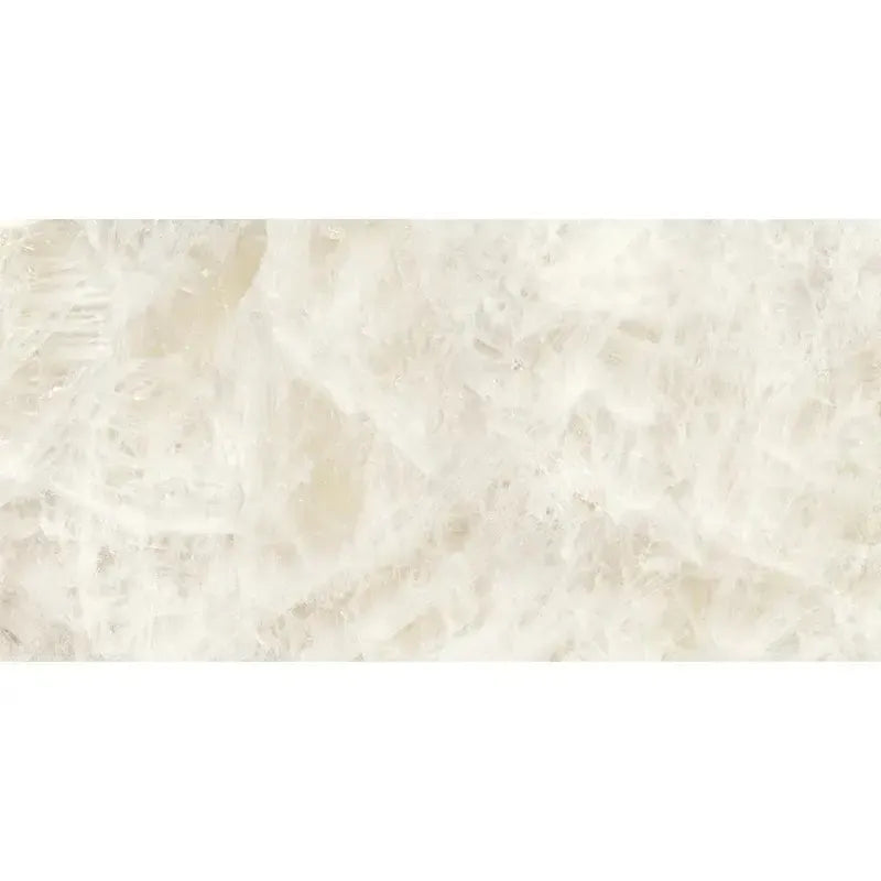 Emporio Quartz Cream 24x48 Porcelain Tile | Gem-Look Floors and Walls