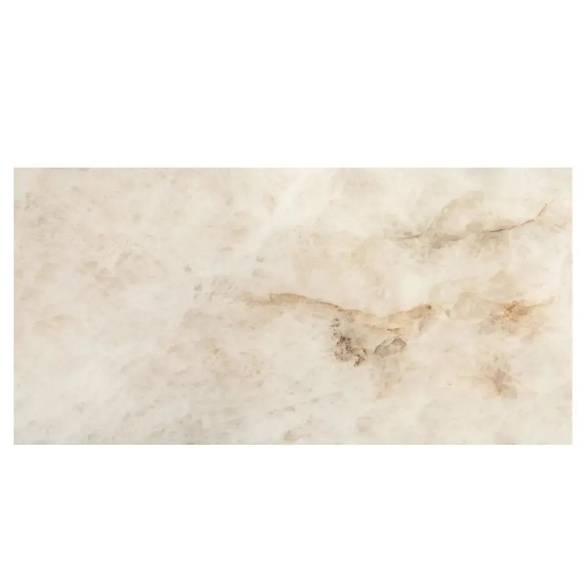 Emporio Quartz Cream 24x48 Porcelain Tile | Gem-Look Floors and Walls