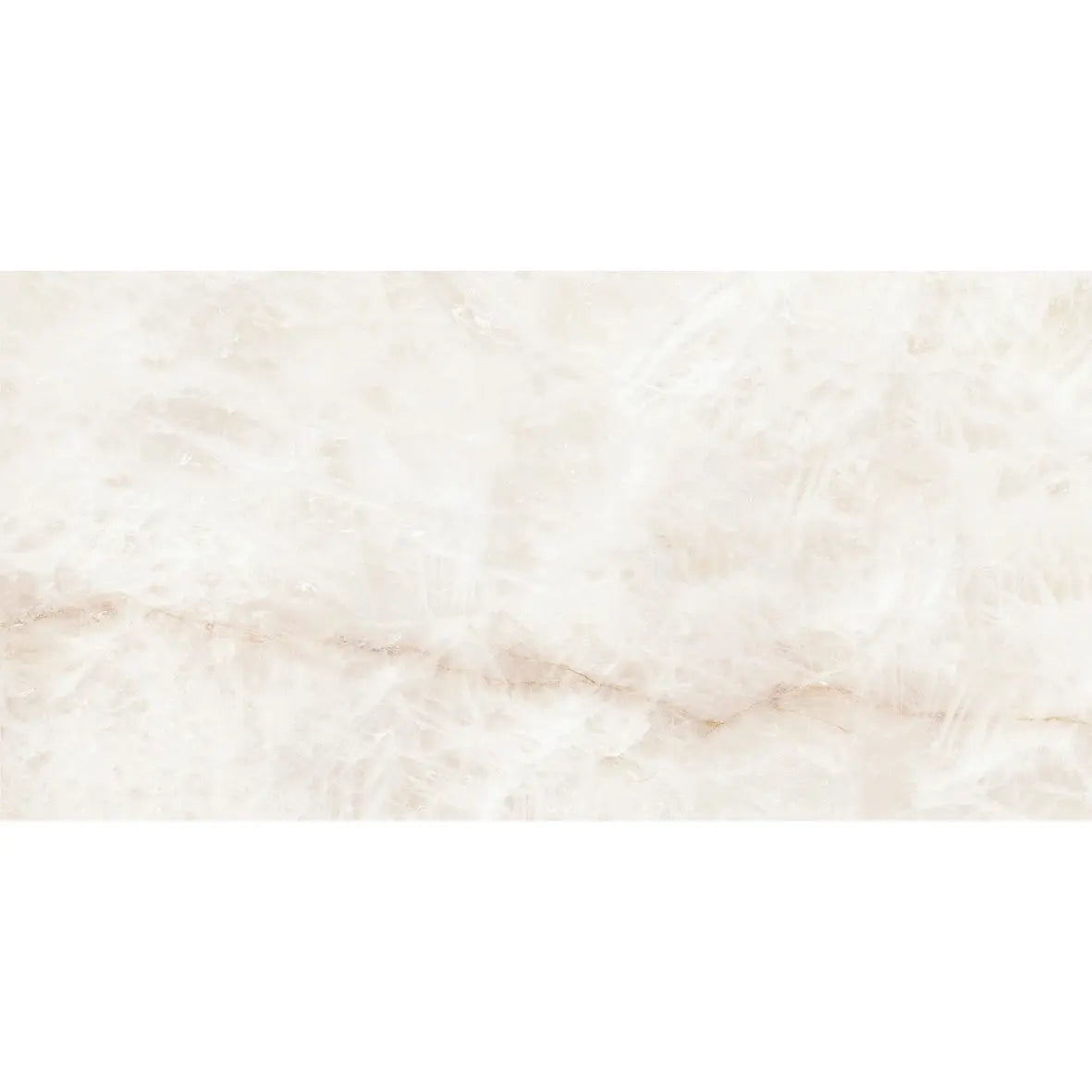 Emporio Quartz White 24x48 Porcelain Tile | Gem-Look Floors and Walls