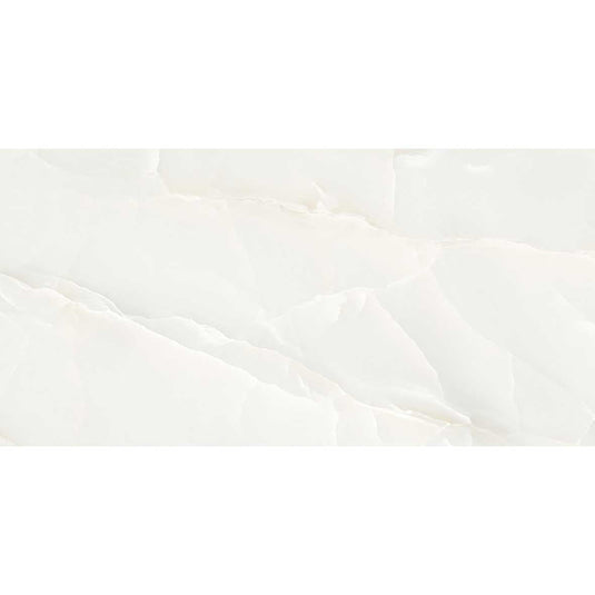 Emporio White Onyx 24x48 Porcelain| Large Format Floor Tile
