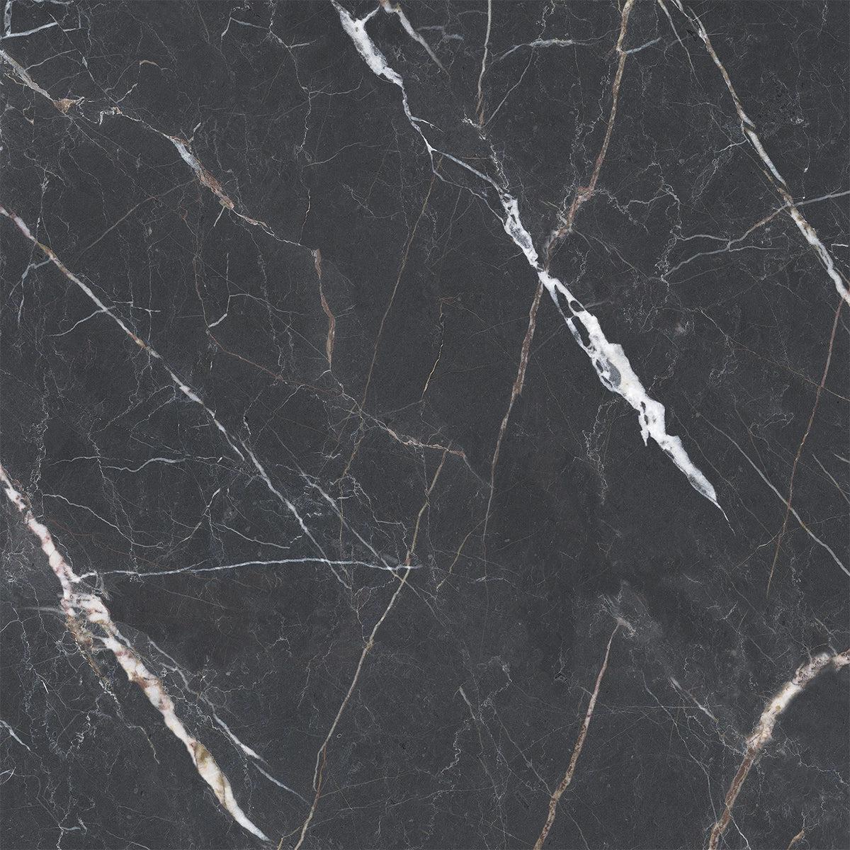 Emporio Bold Black Square Porcelain Tile 48x48 Sample Swatch | Free ...