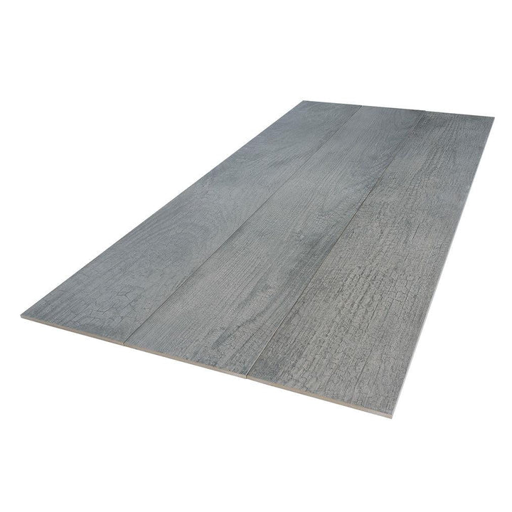 Kasai Fumo 10x60" Rectified Porcelain Tile | Hardwood-Look Floors, Walls