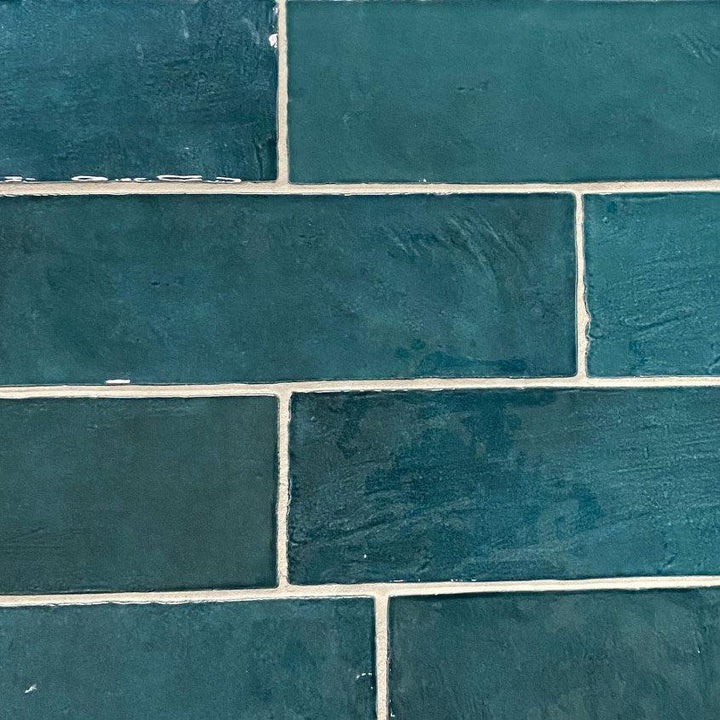 La Riviera Quetzal Ceramic Subway Tile 2.5x8" | Tile Club