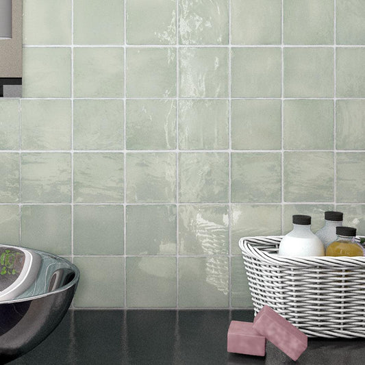 Lake Glazed Ceramic Tiles with Handcrafted Style