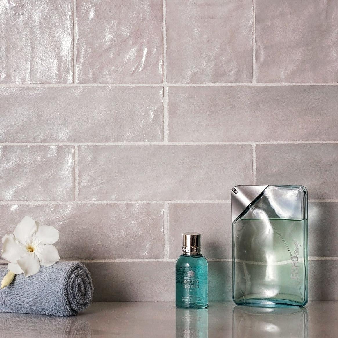Mallorca Grey Ceramic Subway Tile 2.5x8 | Tile Club