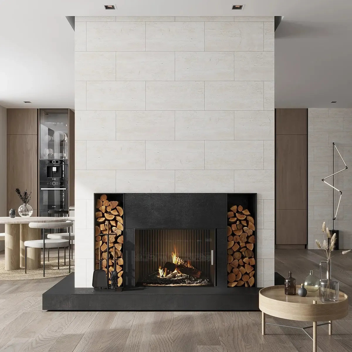 Mammoth Bone Stone Look Porcelain Tile 12" x 24 | Tile Club
