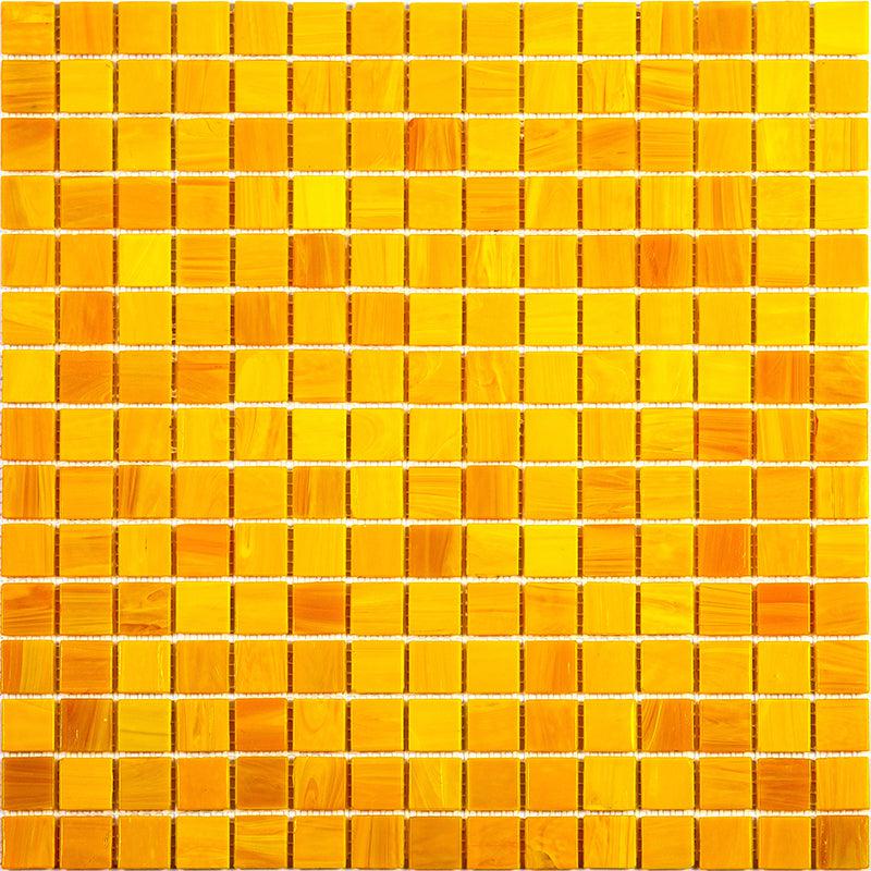 Marigold Mixed Squares Glass Pool Tile Sample Swatch | Free Shipping on ...