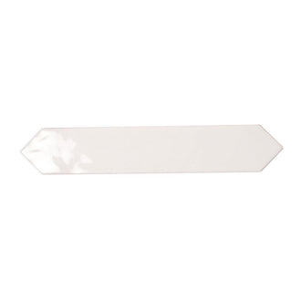 Picchetto White Gloss Ceramic Picket Tile | Tile Club