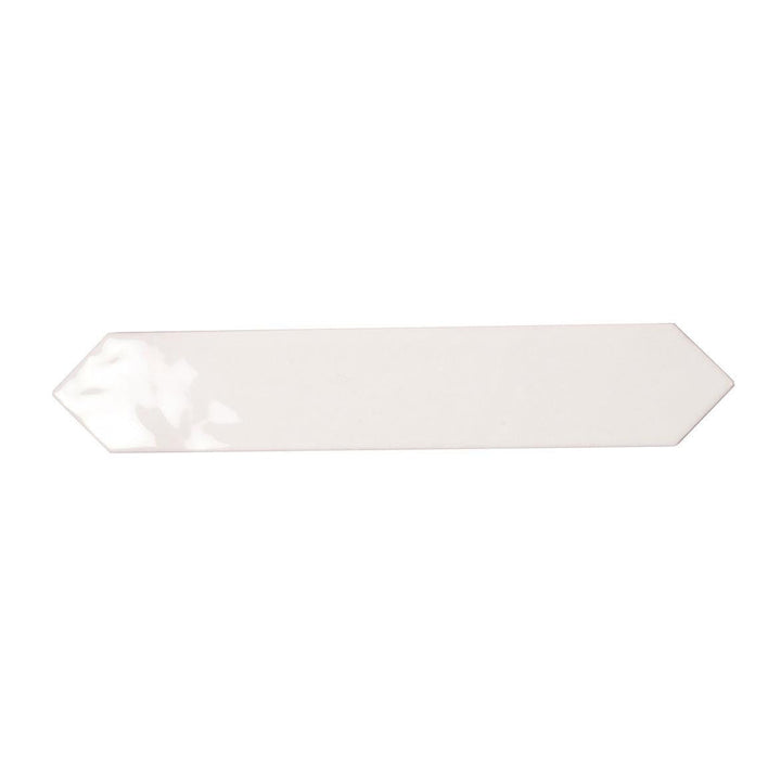 Picchetto White Gloss Ceramic Picket Tile | Tile Club
