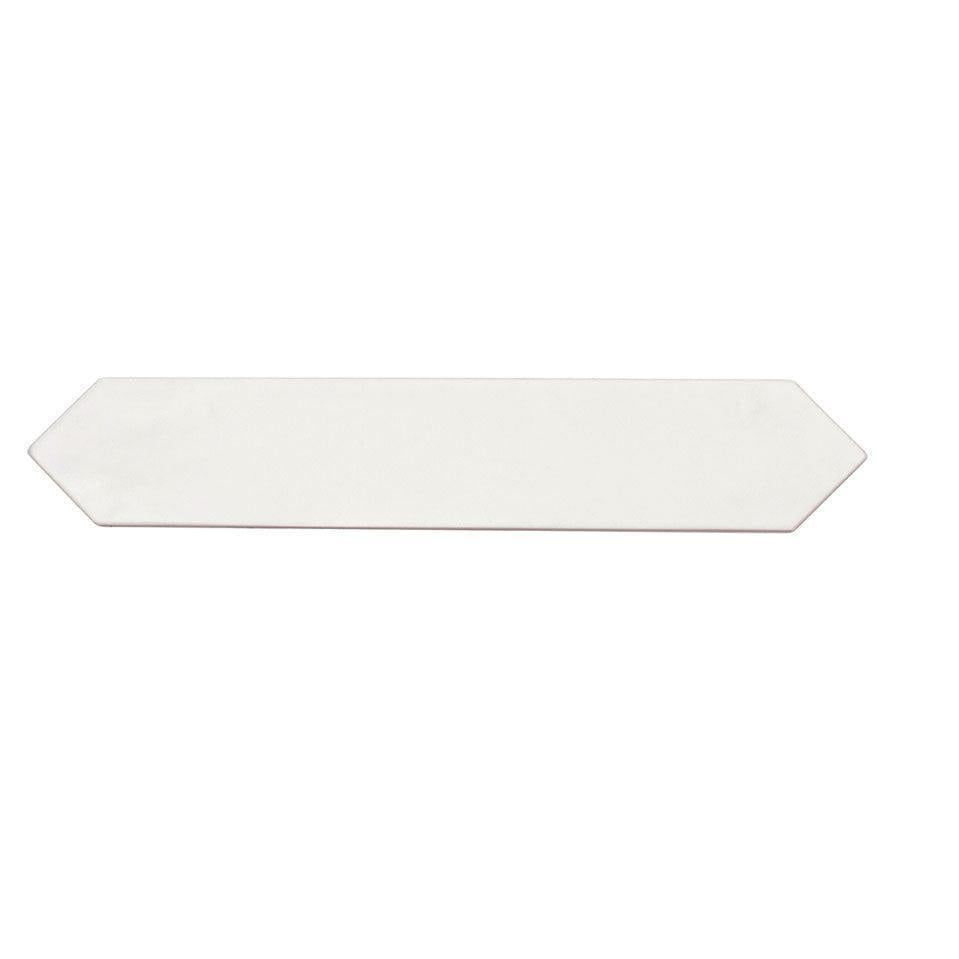 Picchetto White Matte Ceramic Picket Tile | Tile Club