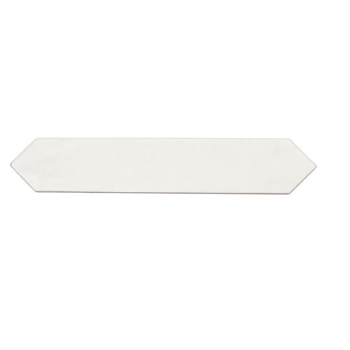 Picchetto White Matte Ceramic Picket Tile | Tile Club