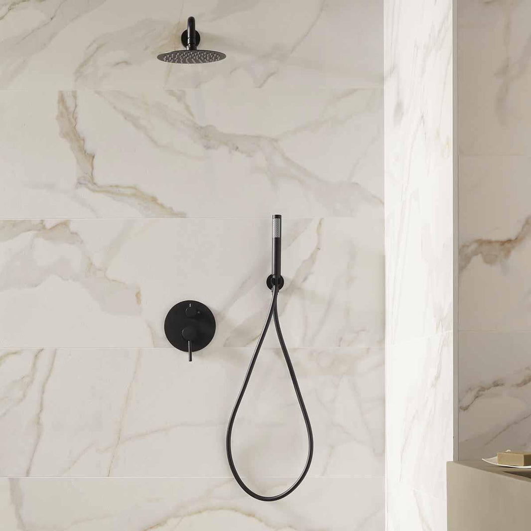 Shower Tiles for Wall & Floor | Glass, Marble, Ceramic