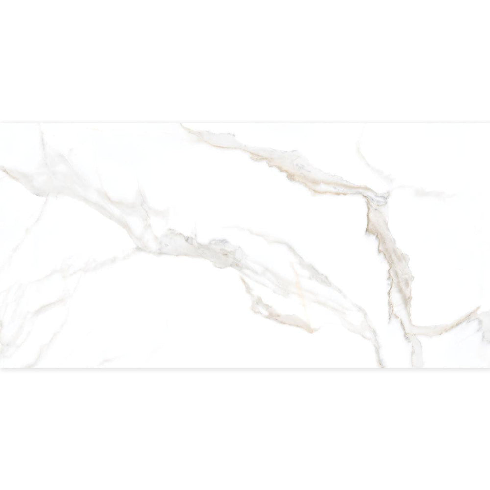 Panorama Gold Marbled Porcelain Tile 24x48 | Tile Club