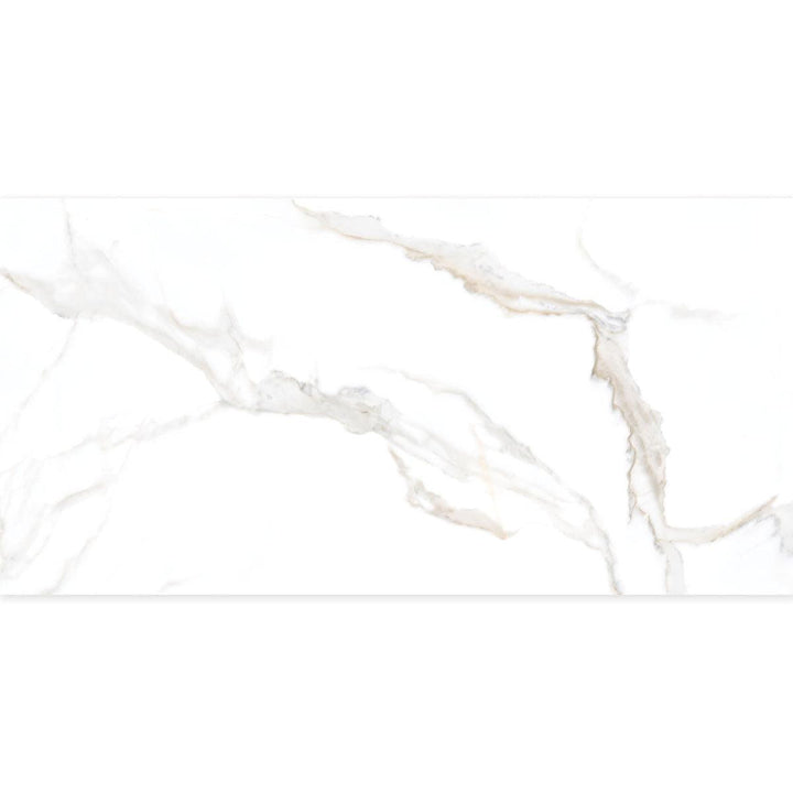 Panorama Gold Marbled Porcelain Tile 24x48 | Tile Club