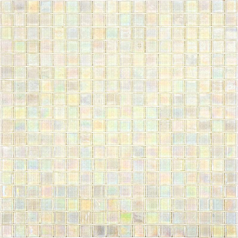 Pearlescent Clear Squares Glass Tile Sample Swatch | Free Shipping on ...