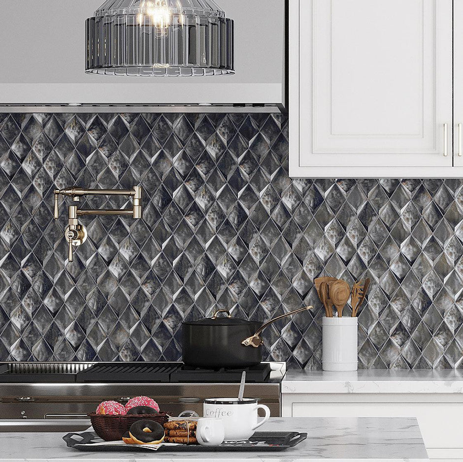 Prism Cast Glass | Dimensional Glass Mosaic TIles