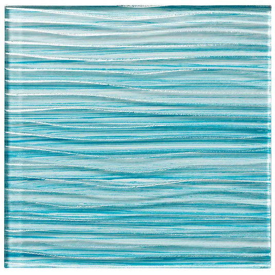 Barbados Caribbean Blue Glass Tile | Alttoglass Swimming Pool Tile
